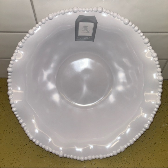 Rachel Ashwell | Dining | Rachel Ashwell 0 Melamine Serving Bowl White ...